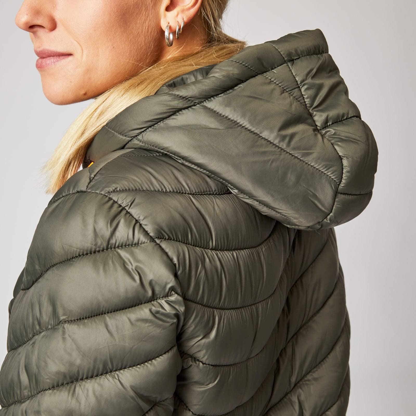 HORZE Holly Womens Fitted Padded Equestrian Horse Riding Winter Jacket - Green - 8/10