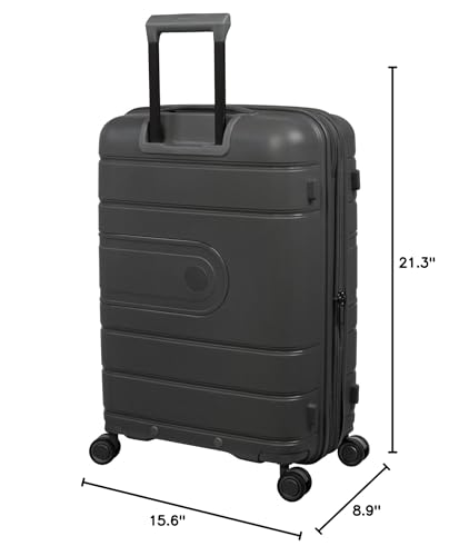 it luggage Eco Tough 21" Hardside Carry-On 8 Wheel Expandable Spinner, Olive Night