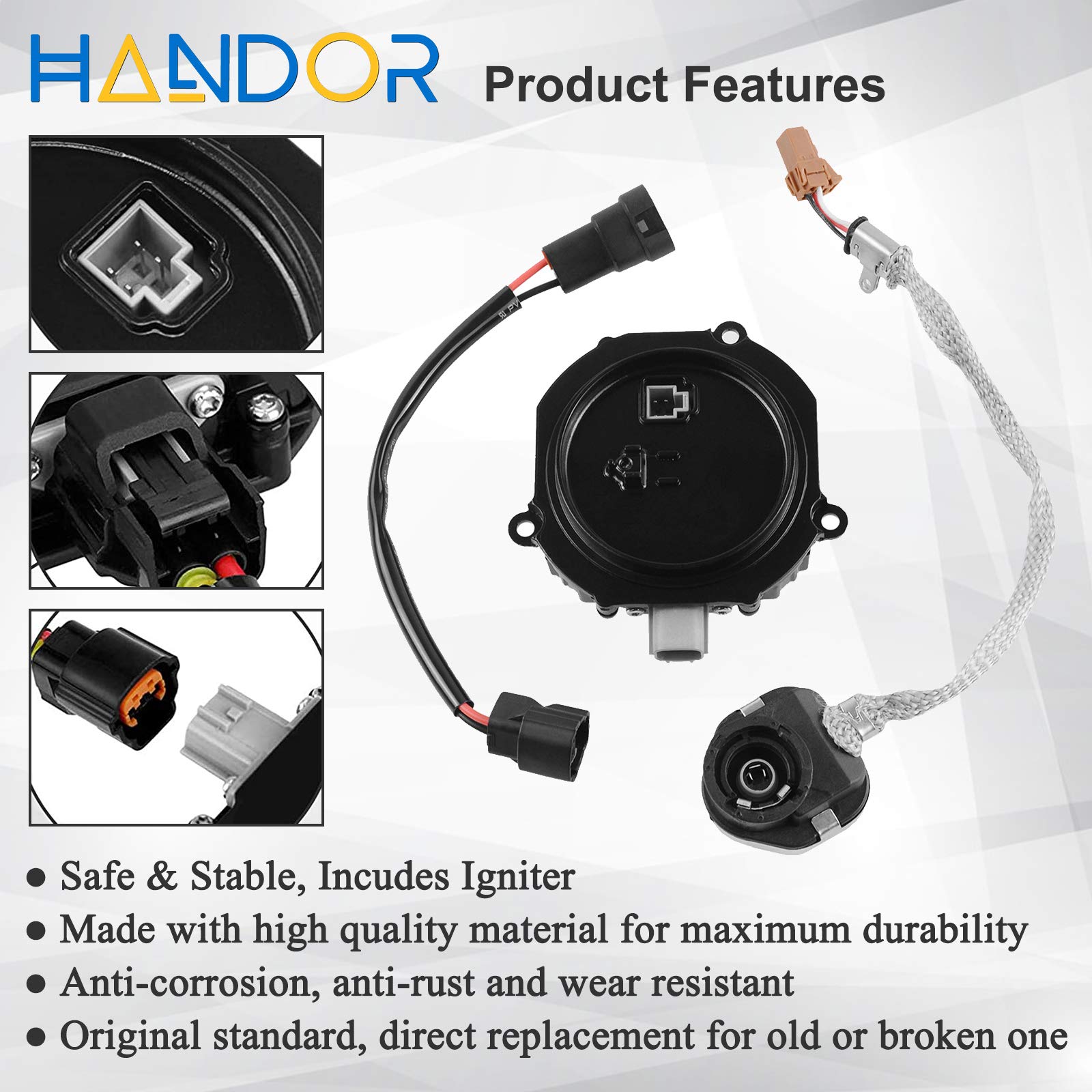 Handor NZMNS111LANH NZMNS111LANG HID Ballast Headlight Control Unit Xenon Headlight D2S/D2R Fits for 2003-2014 Infiniti Altima