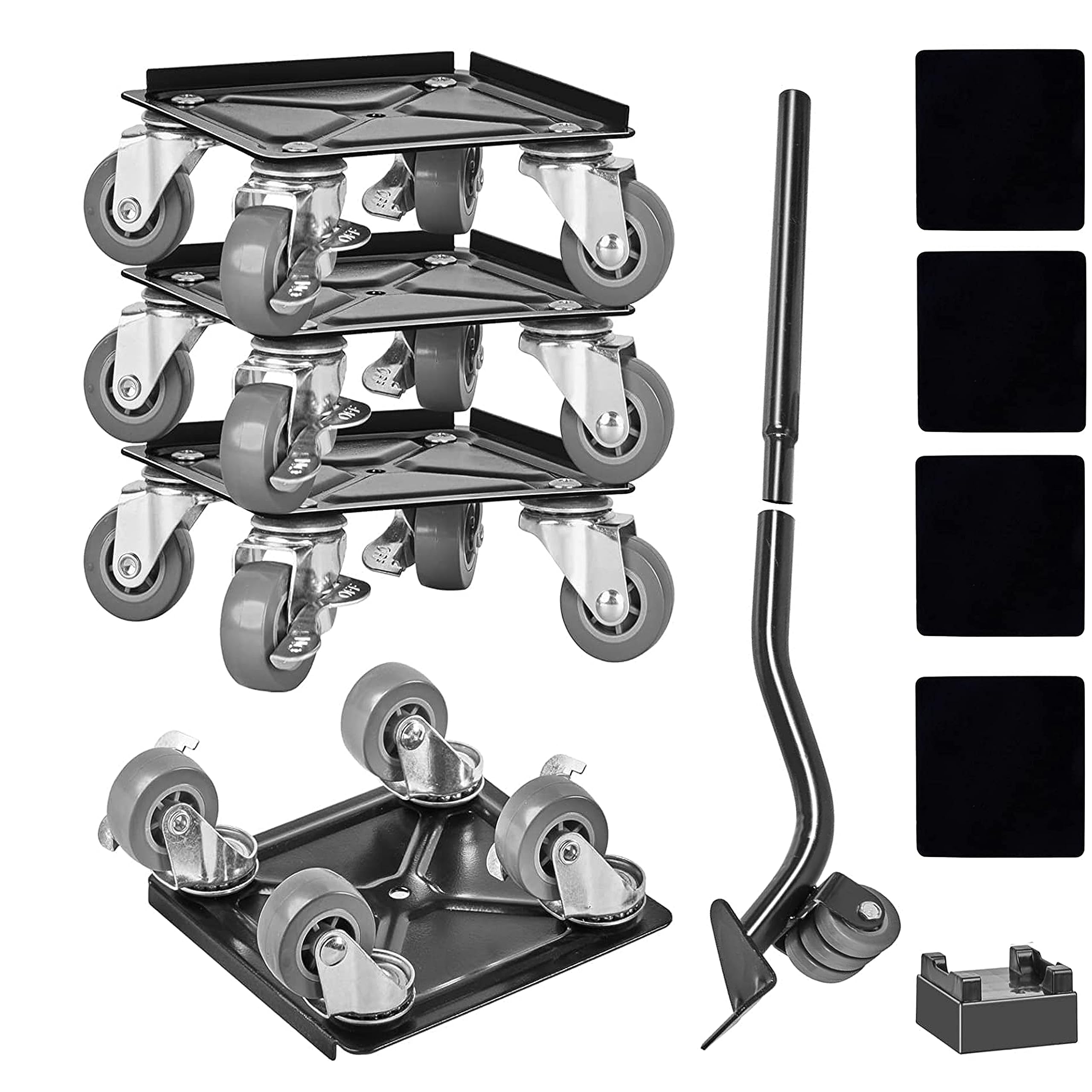 Heavy Furniture Roller Move Tools with 4 Wheels ,Larger Size Heavy Duty Furniture Movers,for Moving Heavy Furniture, Refrigerator, Sofa, Cabinet