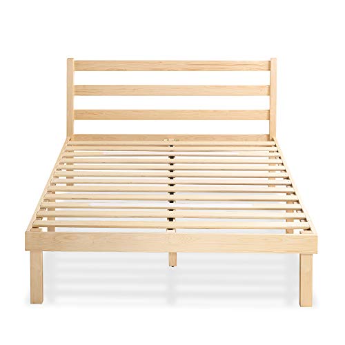 ZINUS Robin Wood Platform Bed Frame with Headboard / Wood Slat Support / No Box Spring Needed / Easy Assembly, King
