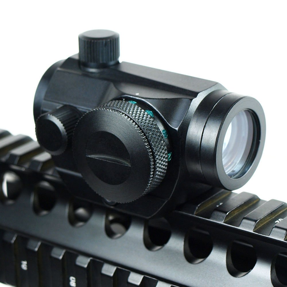 Higoo® Tactical Reflex Red/Green Dot Sight Holographic Scope with High Profile Mount fit 20mm Picatinny/Waver Rail or 11mm 11mm Dovetail
