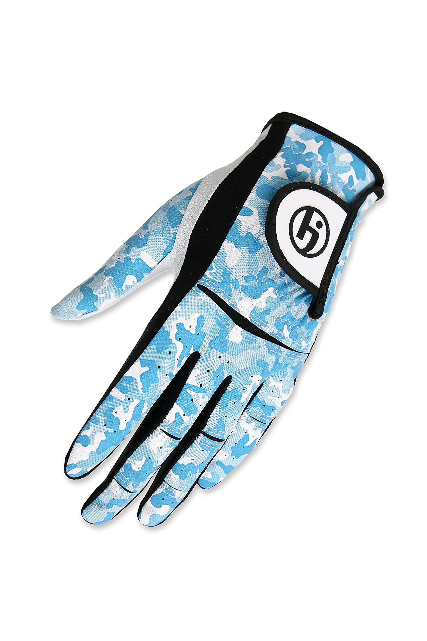 HJ Glove Youth Future Master Golf Glove, Blue Camo, X-Small, Right Hand