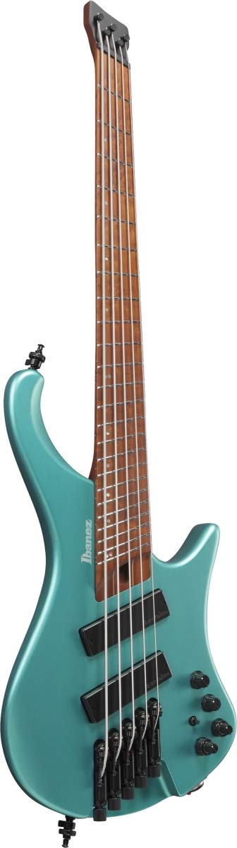Ibanez EHB1005SMS Ergonomic Headless Bass 5-String Multi Scale Emerald Green Metallic Matte