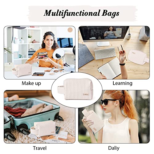 Small Cosmetic Bag, Adorable Roomy Makeup Bags,Great Idea for Women,Travel Waterproof Toiletry Bag