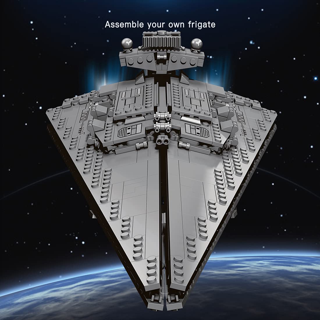 Ottima Military Star Destroyer Building Kit, Space Wars Model Building Toy Set for Kids Boys Compatible with Lego - 891Pcs
