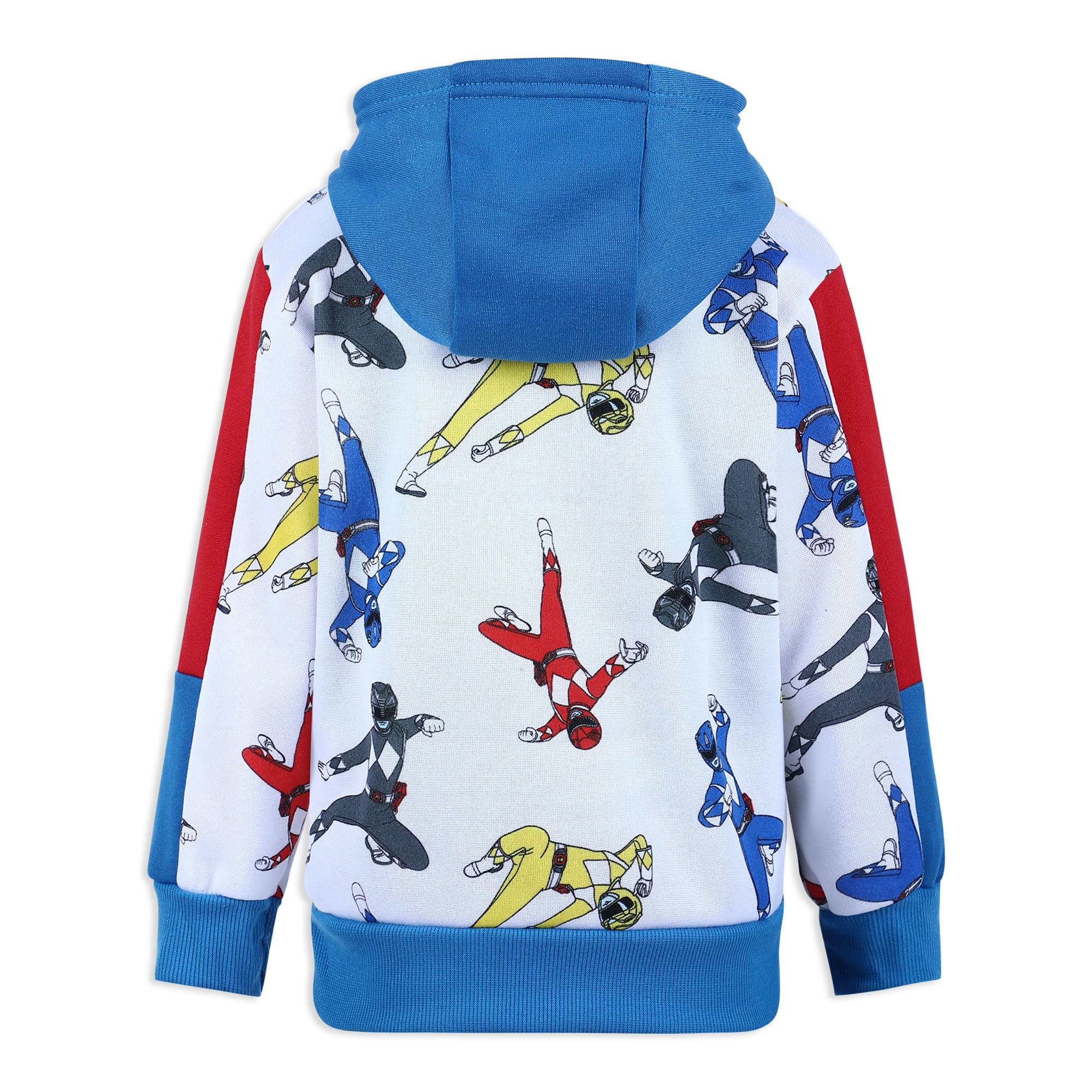 Hasbro Power Rangers Boys’ Hooded Sweatshirt and Jogger Set for Little Kids – Blue