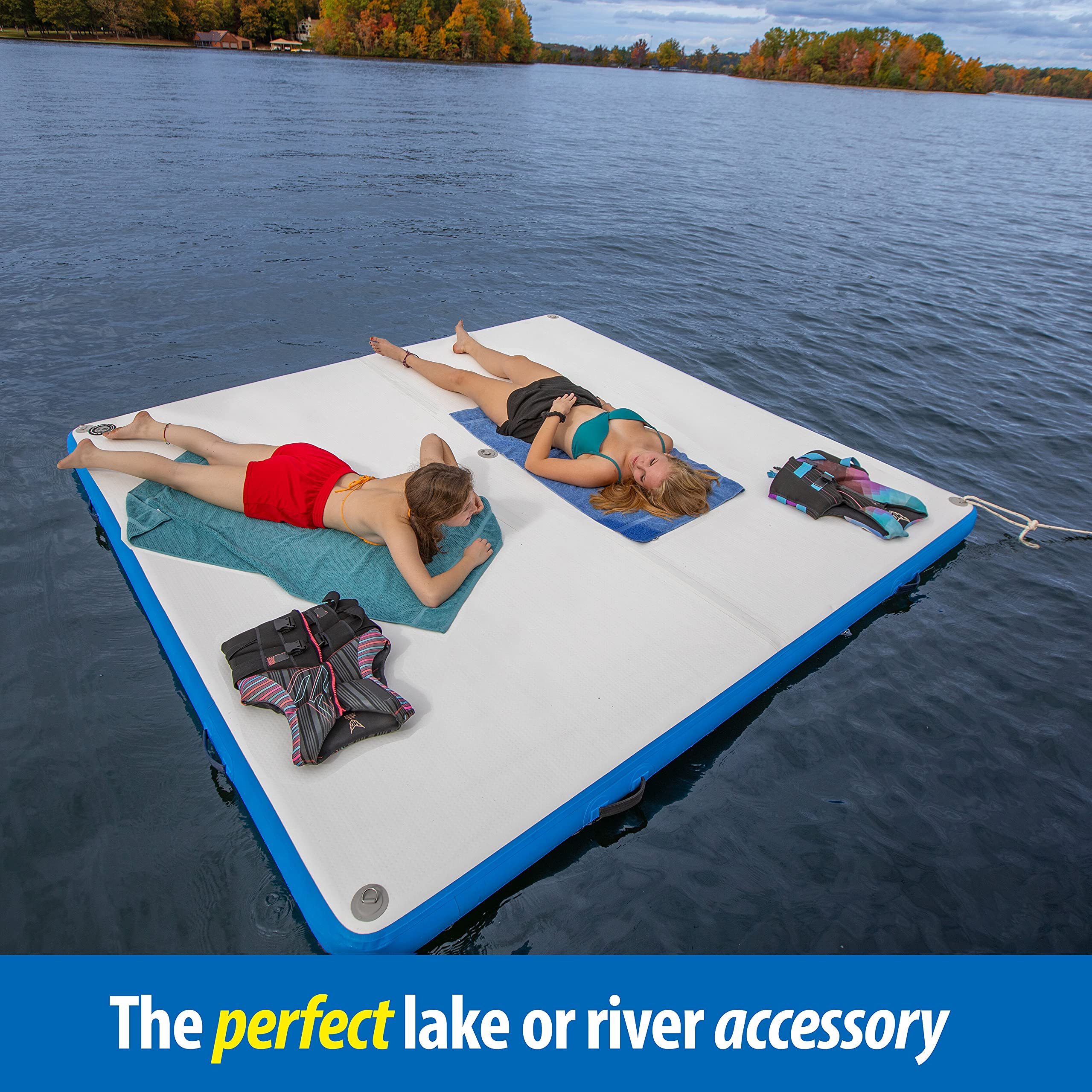 Inflatable Floating Dock (10'x10')