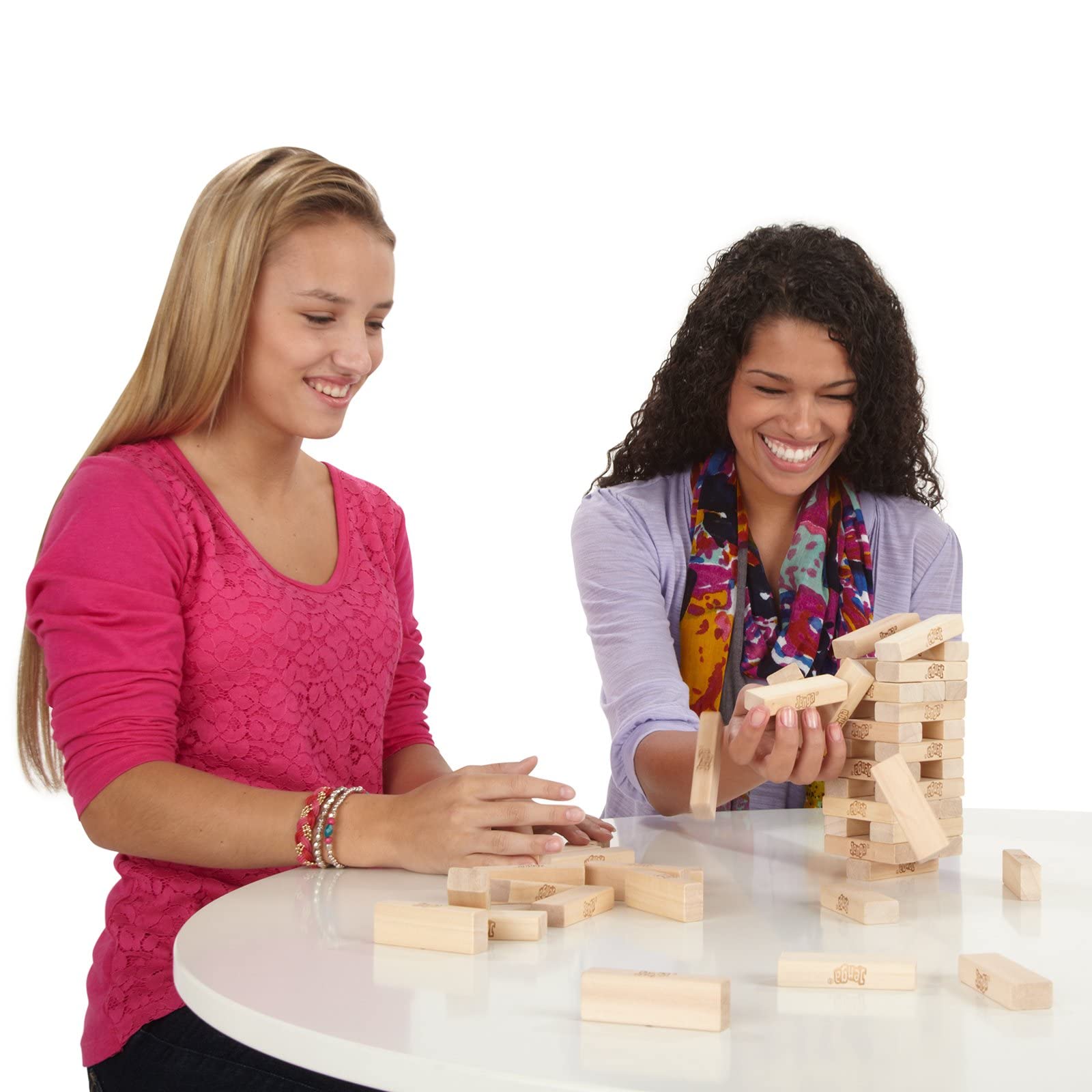 Hasbro Gaming Jenga Classic and Connect 4 Game Bundle