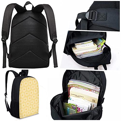 UZZUHI American Black Girl School Backpack with Lunch Bag,Art Afro Girls Backpack 2Nd/ 3Rd/4Th/5Th 6th Grade Preschool Elementary Kids Bookbag School Pencil Case