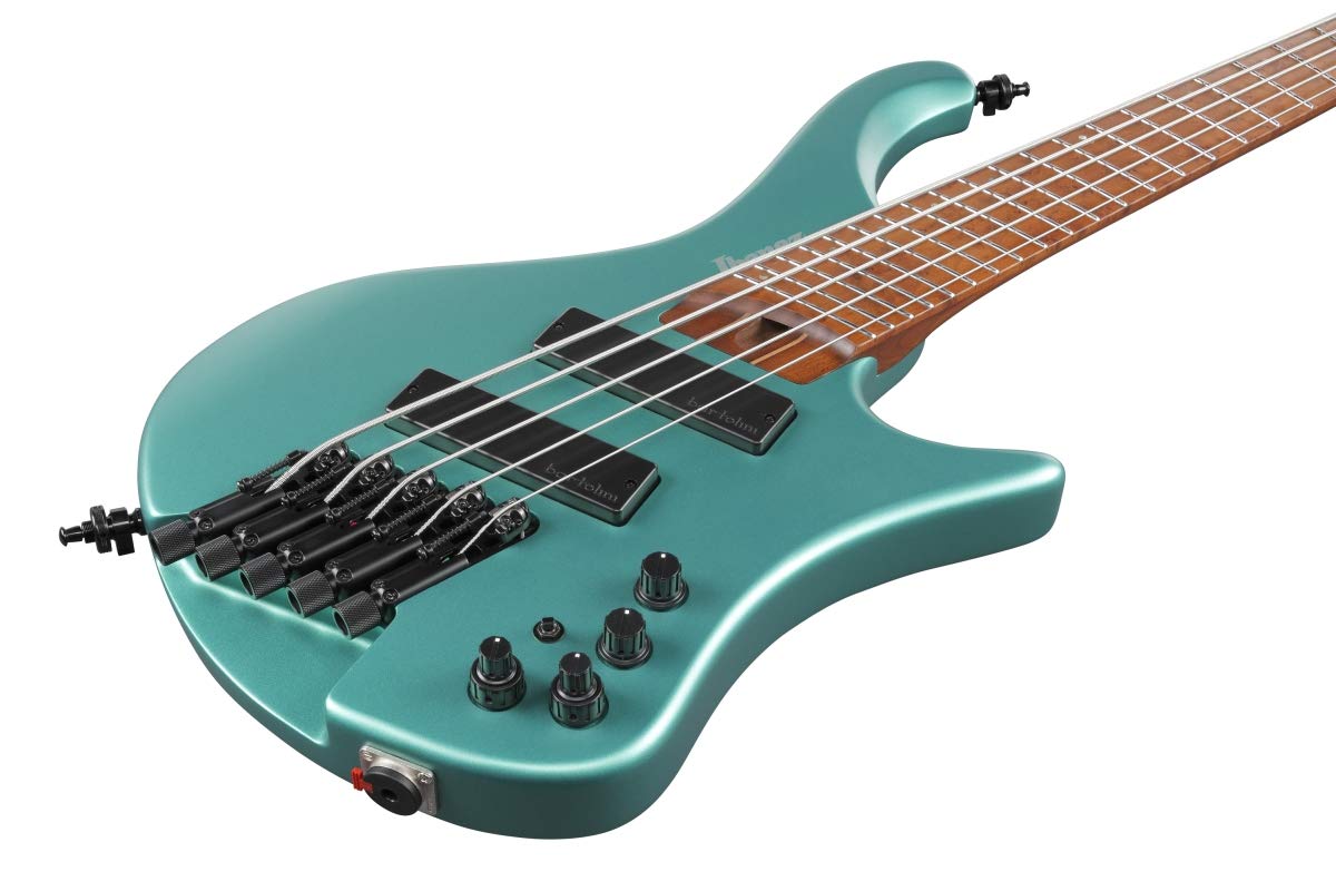 Ibanez EHB1005SMS Ergonomic Headless Bass 5-String Multi Scale Emerald Green Metallic Matte