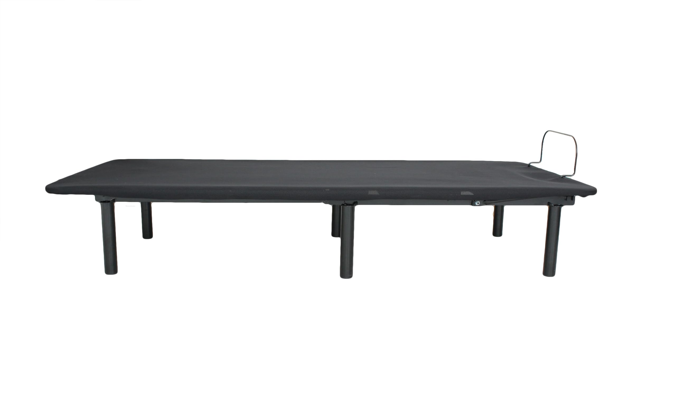 HBRR Twin XL Electric Adjustable Bed Base, Ergonomic Basic Bed Frame with Quiet Motor and Steel Frame Support, Independent Head and Foot Incline, Black