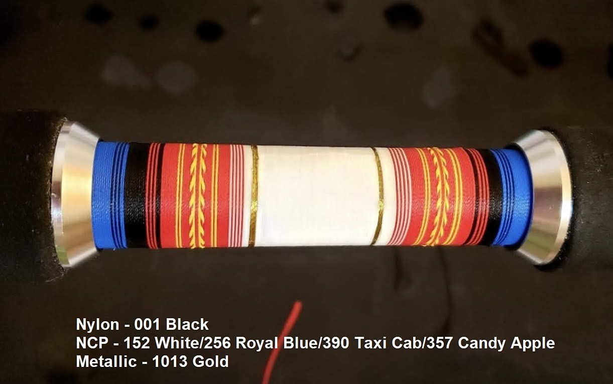 Hitena STWRAP Rod Wrapping Thread - NCP Winding Thread. Sits Perfectly Flat on Blank and Less Fuzzy. Color Never Fades Over Time