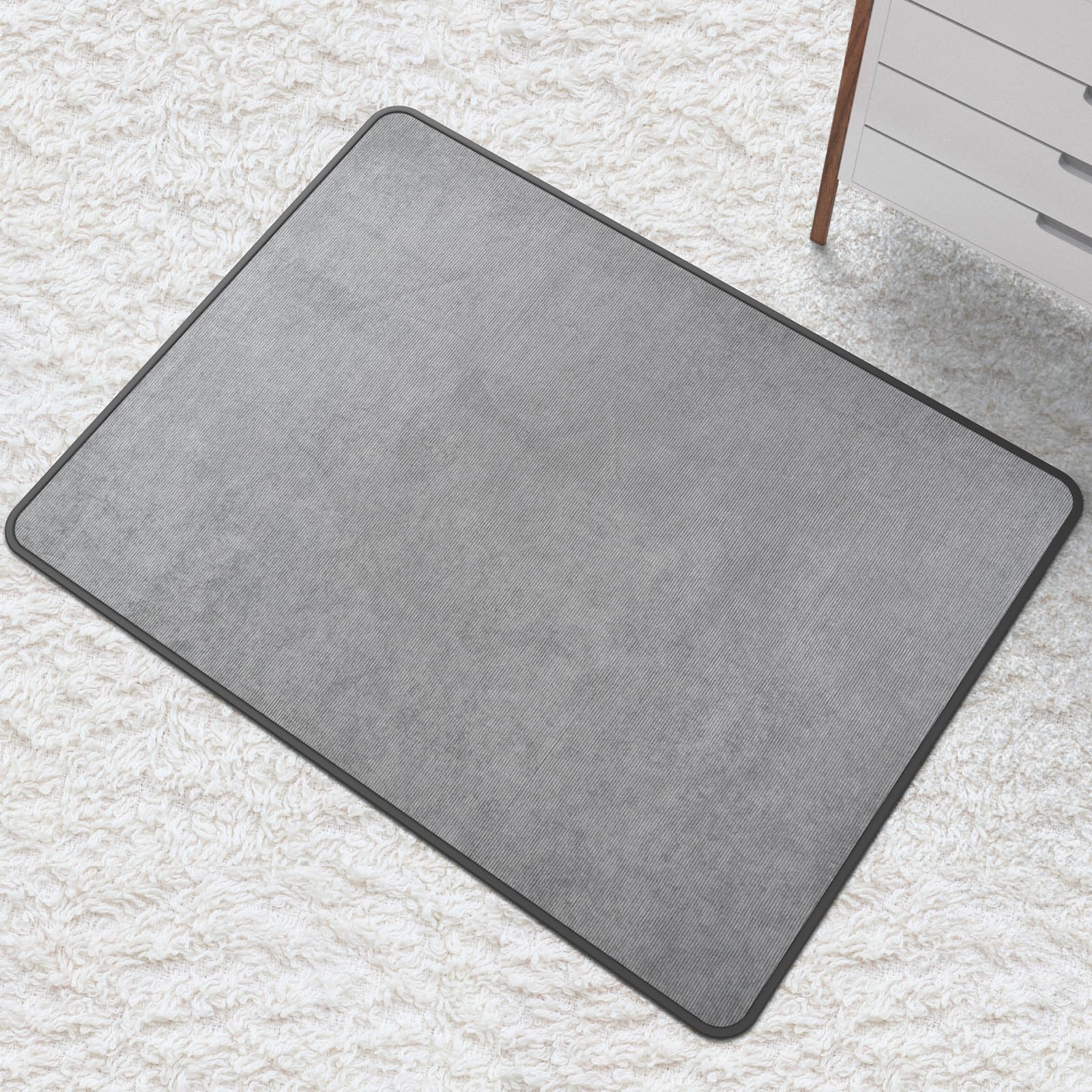 Heavy Duty Office Chair Mat for Carpet and Hardwood Floor Bohemian Desk Chair Mat Rug 36'' x 48'' Jacquard Woven Surface Floor mats for Office Home