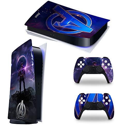 Hero Collection - PS5 Digital Edition Skin Console - PS5 Digital Edition Controller Skin Cover Vinyl Decal Protective