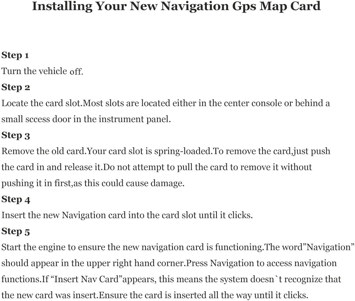 Latest Navigation sd Card Fits Ford Lincoln USA Canada- 2021|2022 Newest GPS Map Card Updated A12 - GM5T-19H449-AF
