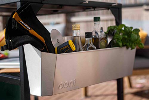 ooni Utility Box Medium β Durable Stainless Steel Utility Box - Fits onto Medium Modular Table or Used as Standalone Outdoor Kitchen Storage β Sleek Outdoor Kitchen Storage Solution