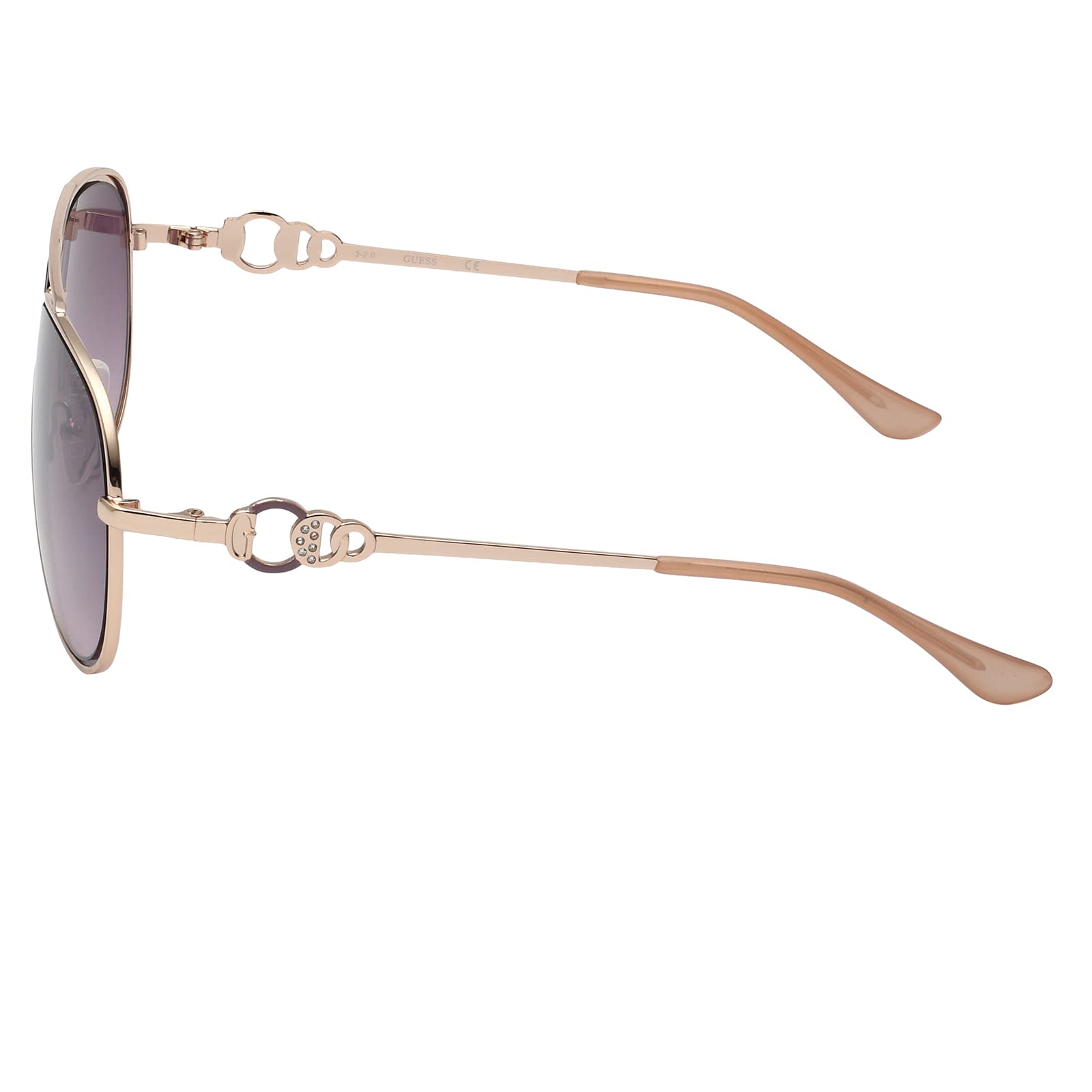 GUESS GF0344 Shiny Rose Gold/Gradient Bordeaux One Size