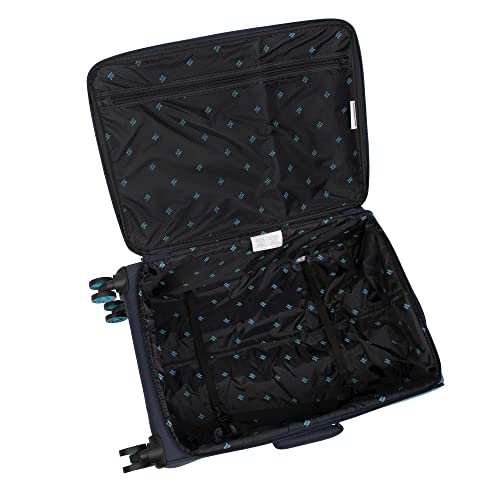 it luggage Duo-Tone 3 Piece Softside 8 Wheel Spinner, Capri Breeze/Dress Blues, 3 Pc Set