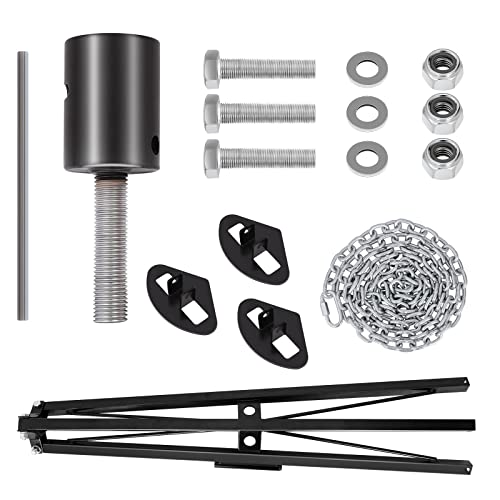 WEIZE 5th Wheel Tripod Stabilizer For trailer, Durable King Pin Stabilizer Adjustable from 39" to 53", 5000lb Load Capacity