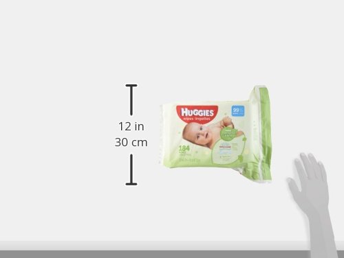 Huggies Natural Care Sensitive Baby Wipes, Fragrance Free - 184 ct