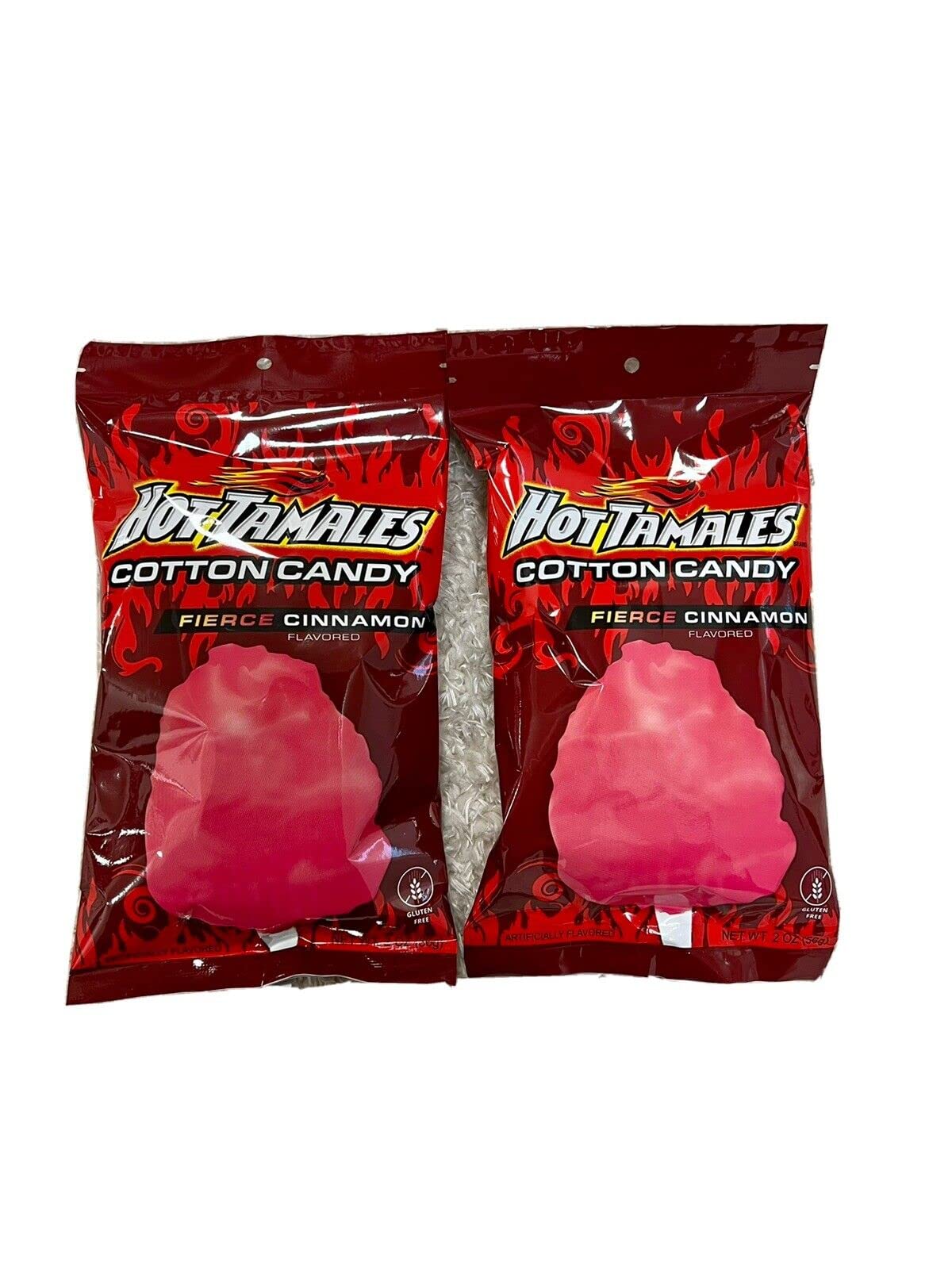 Hot Tamales Fierce Cinnamon Cotton Candy 2 oz Pack of 2
