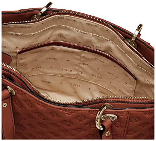 GUESS Noelle Small Elite Tote, Cognac