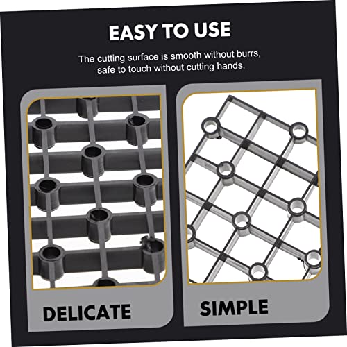 HEALEEP 2pcs Fish Tank Grid Plastic Tank Divider Egg Crate Grid Divider Fish Tank Isolate Board Fish Tank Filters 40 Gallon Plastic Dividers Convenient Gravel Filters Aquarium Filter Grid