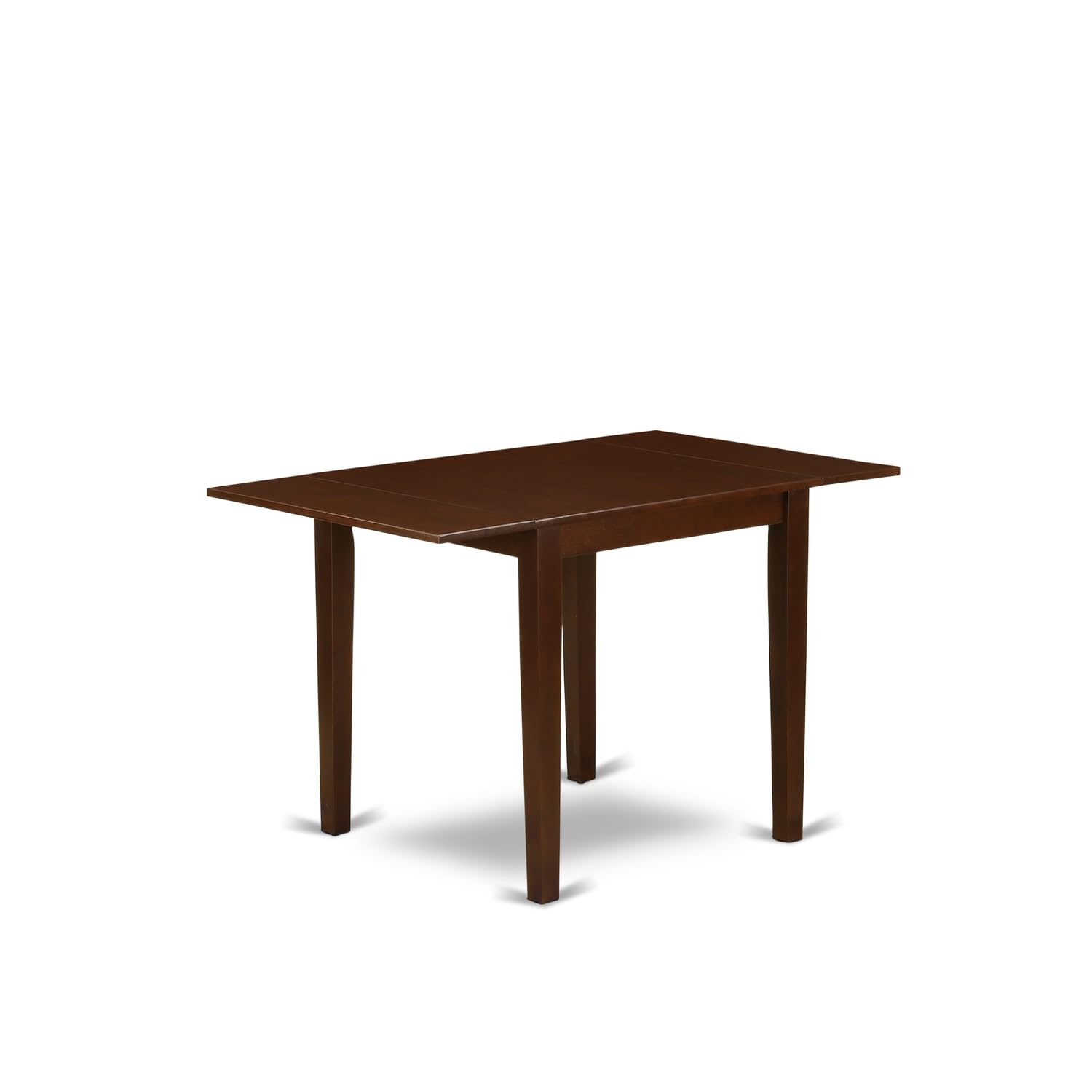 HomeStock Vintage Variety Modern Dining Table Set 3 Pc- 2 Marvelous Kitchen Chairs and an Eye-Catching Kitchen Table - Mahogany Finish Hardwood Chair Seat - Mahogany Finish Solid Wood Structure.