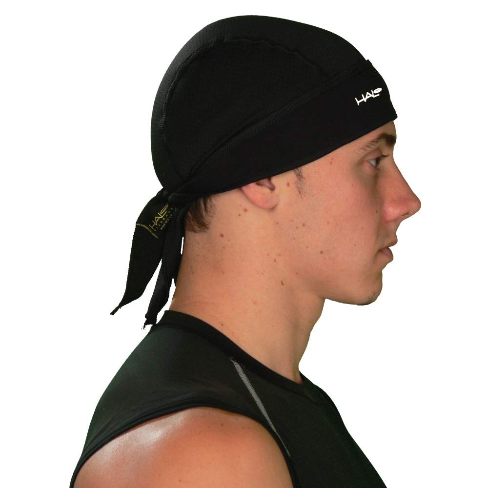 Halo Headband womens With Halo Headband tie bandana, BLACK, 1 SIZE US