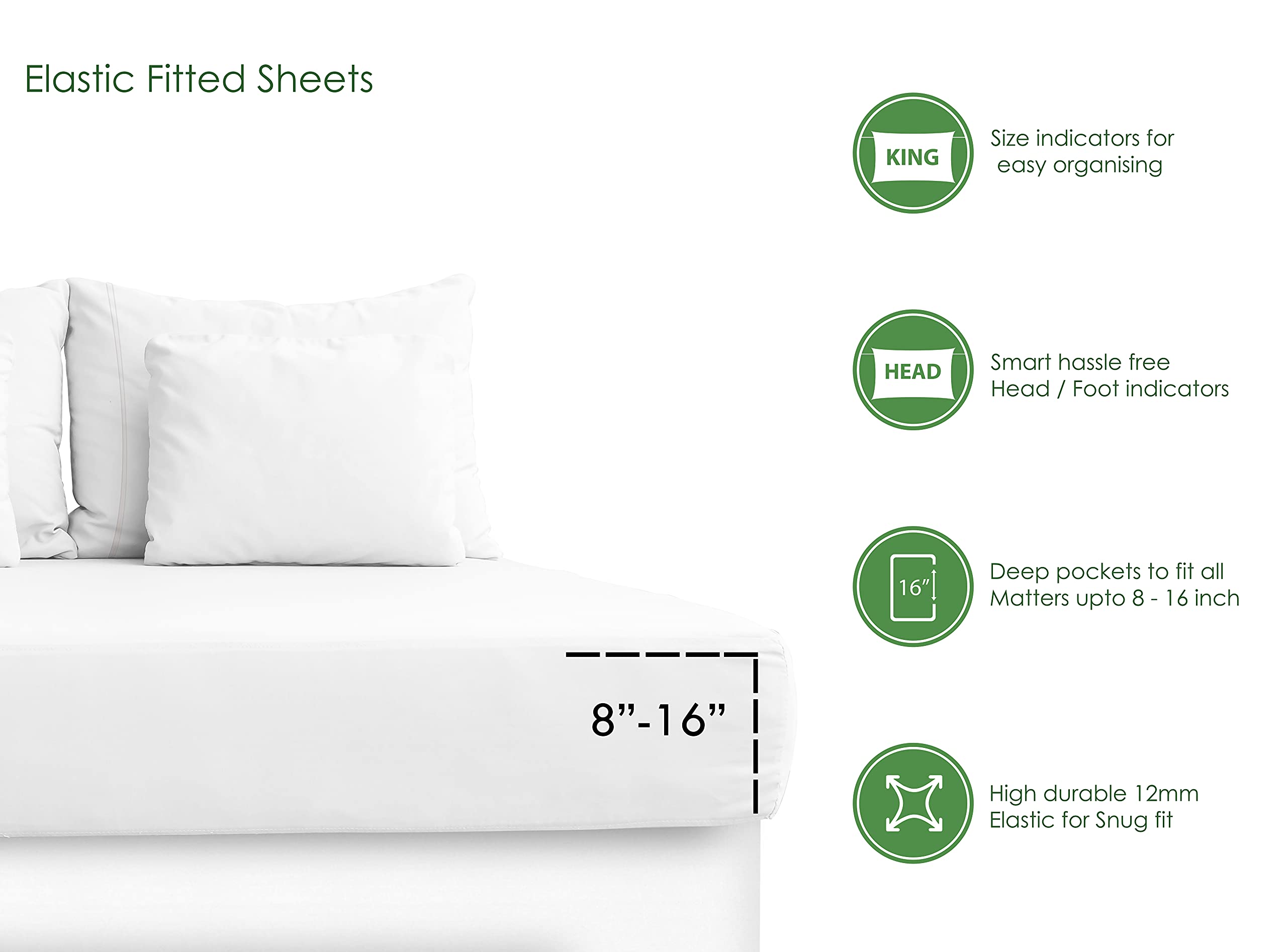 Helani 1000 Thread Count 100% Egyptian Cotton Bed Sheets 4 Pc Queen Sheets Set Dark Grey, Sateen Weave Hotel Bed Sheets, Single Ply Yarns, Luxury Collection, Fits Mattress up to 16” Deep Pocket