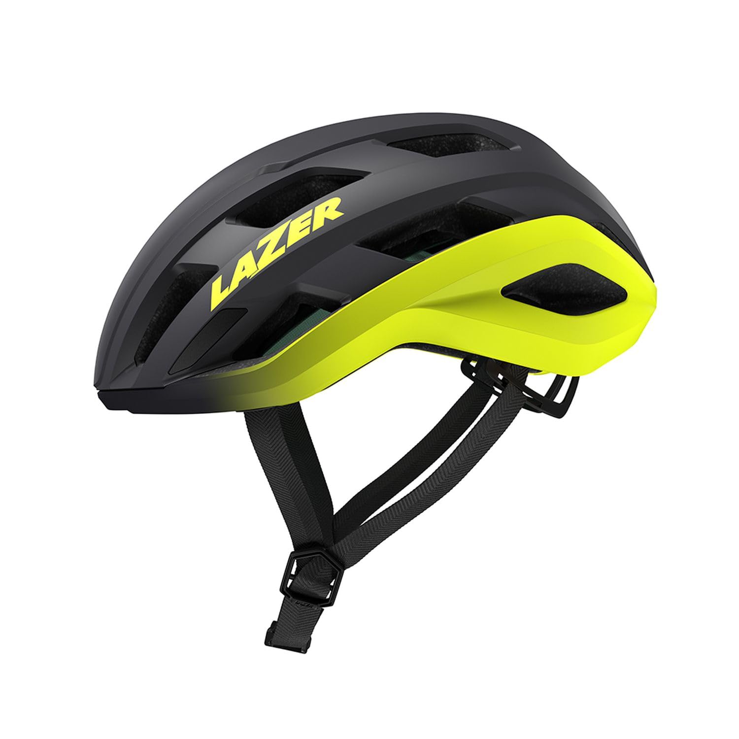 LAZER Strada KinetiCore Bike Helmet, Lightweight Bicycling Gear for Adults, Men & Women’s Cycling Head Gear, Matte Grey Flash Yellow, X-Large