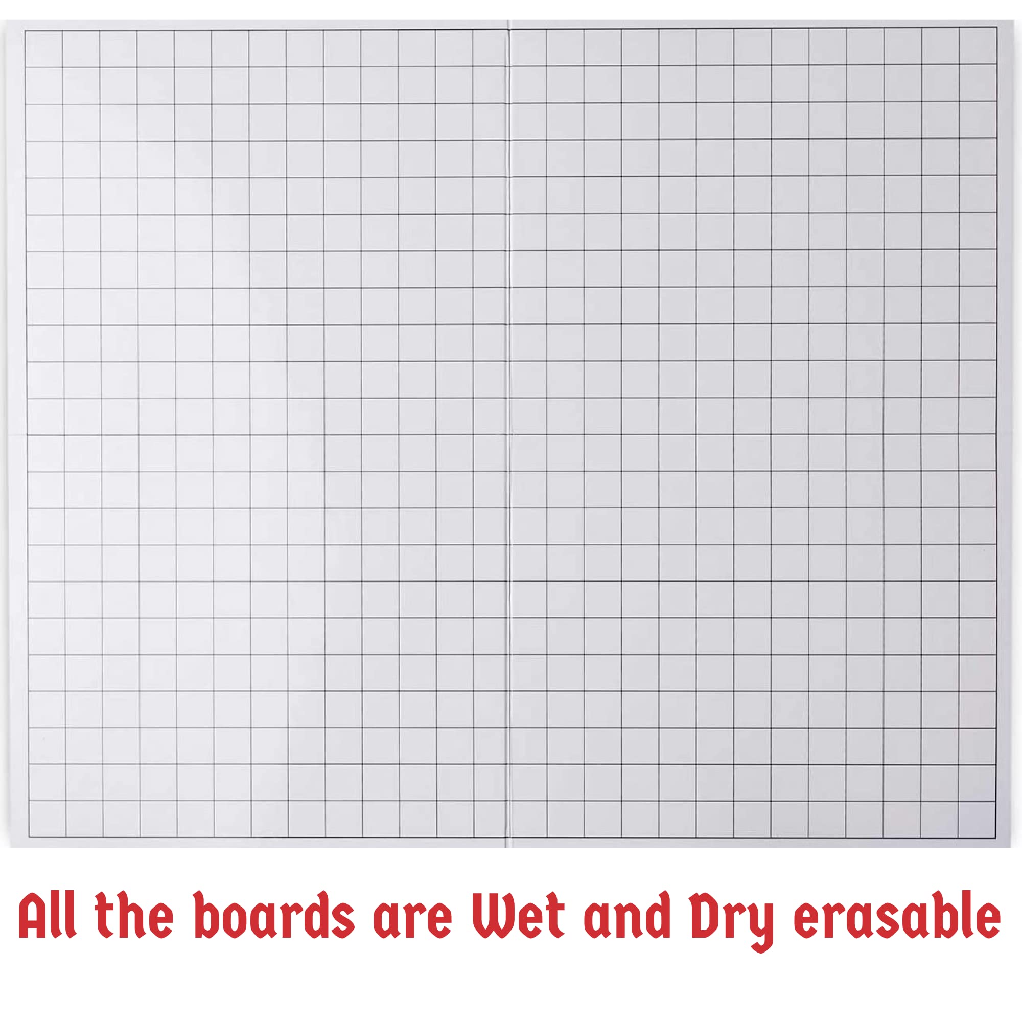 Hexers Role-Playing Game Board Mat, Square Grid Terrains, 8 Different terrains, Compatible with Dungeons and Dragons DND Pathfinder RPG, 27 on 23 inches, 1 inch Squares, Foldable & Dry Erase