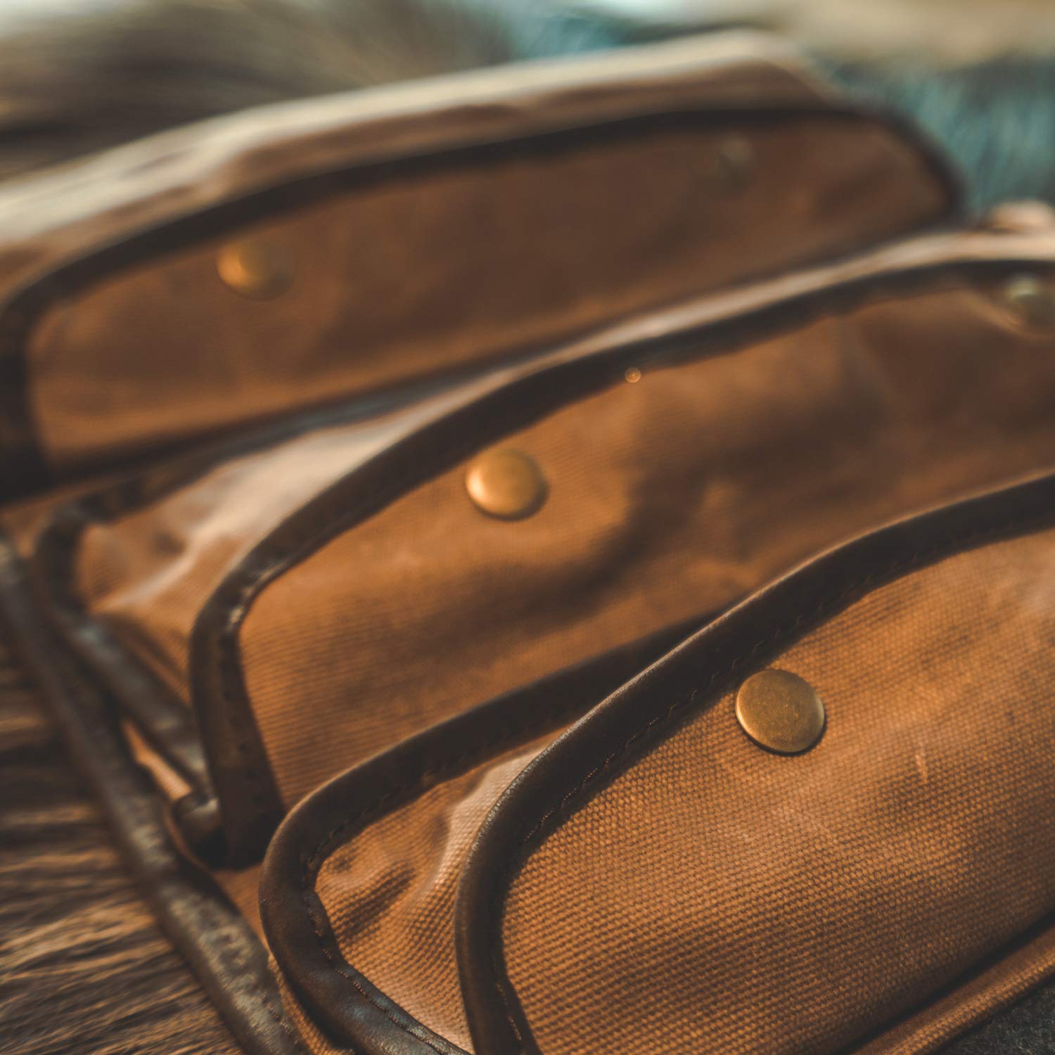 Handgun Cleaning MAT by Sage & Braker. Made from Waxed Canvas, Wool and Leather.