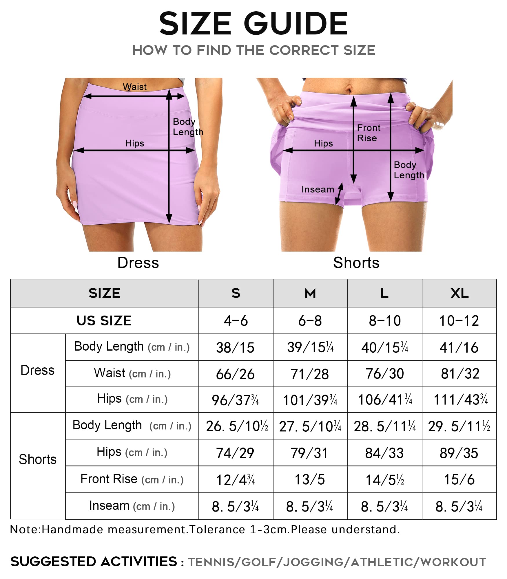 icyzone Tennis Skirts for Women with Pockets Shorts, Golf Athletic Workout Exercise Skorts (White, Small)