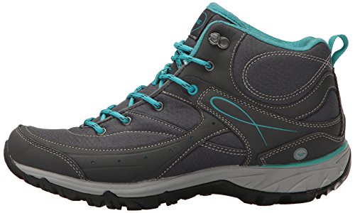 Hi-Tec Women's Equilibrio Bijou Mid I Hiking Shoe, Charcoal/Tile Blue, 9.5 B(M) US