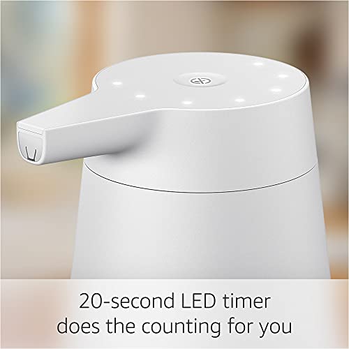 Introducing Amazon Smart Soap Dispenser, automatic 12-oz dispenser with 20-second timer bundle with Method Gel Hand Soap, Refill, Sea Minerals, 34 Ounce, 1 pack