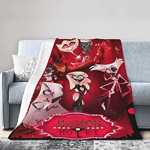 Throw Blankets Lightweight Warm Ultra Soft Cozy Flannel Blanket for Sofa Bedroom Air-Conditioned Rooms 50"X40"
