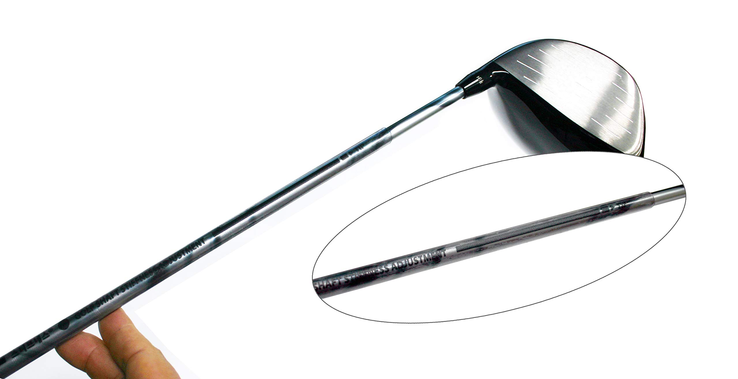 IFFNESS Golf Shaft Adjument,Transparent gray