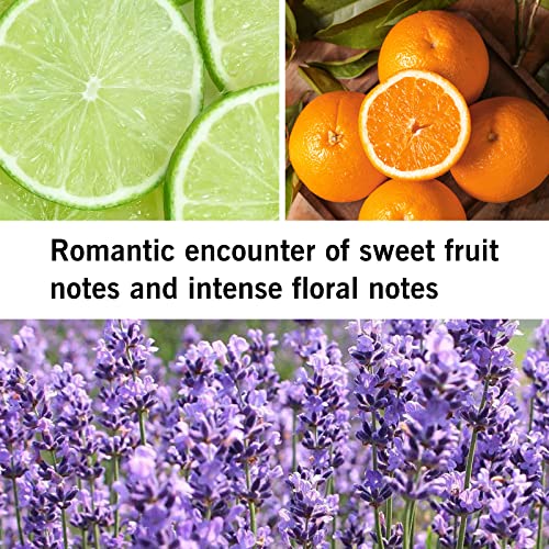 Scented Candles Gifts Set for Women 2 * 7.0 oz Aroma Candles Sets for Home Scented Over 100H Burning Amber Retro Jar Candle Ideal as A Congratulatory Gift-Lime Basil Citrus & Lavender