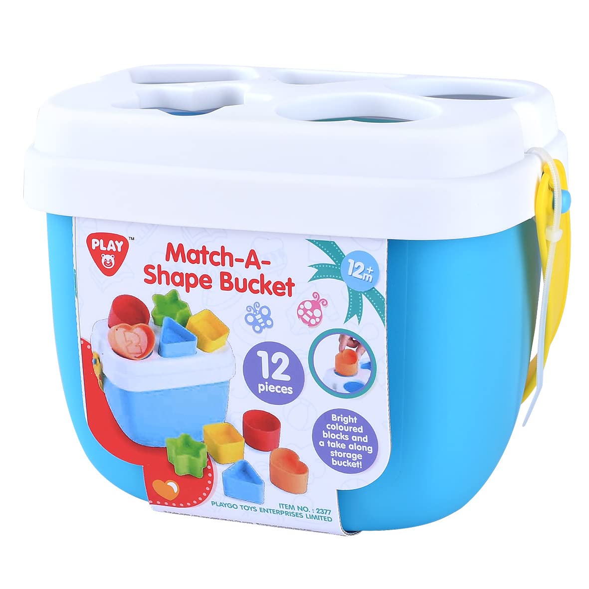 Play Match Aβ Shape Bucket Sorter for Toddlers Kids β Educational & Learning Cube for Boys & Girls 1 Years & up
