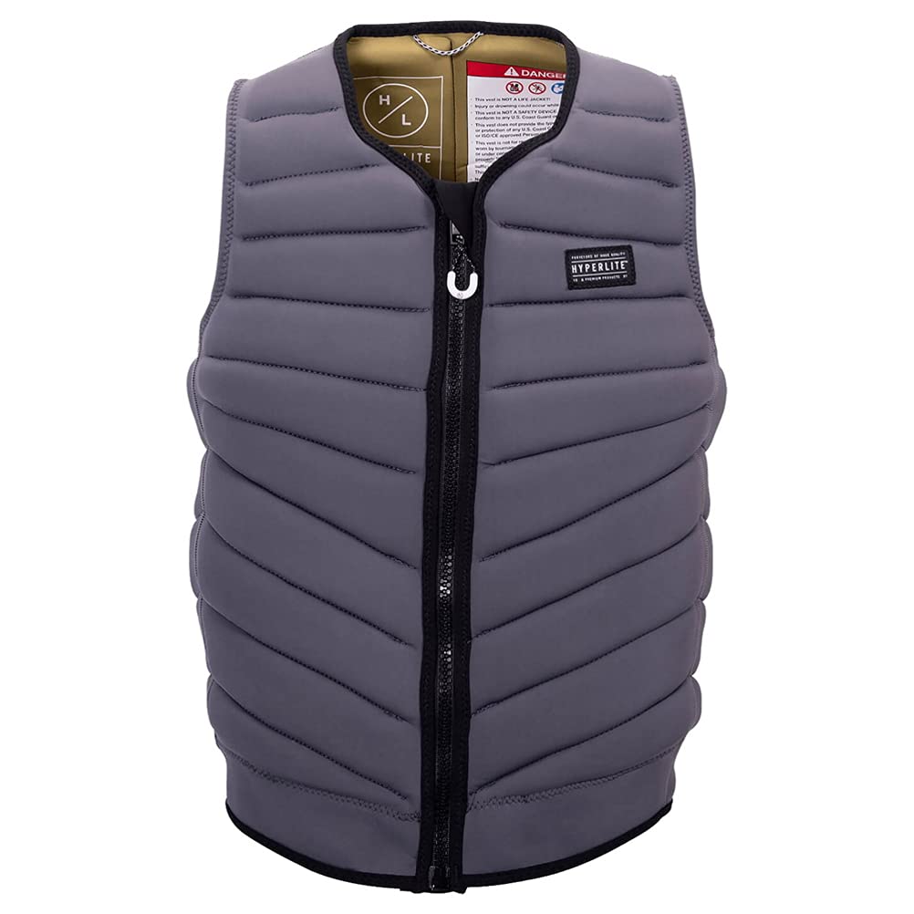 Hyperlite Relapse NCGA Mens Wakeboard Vest Grey/Gold Sz M
