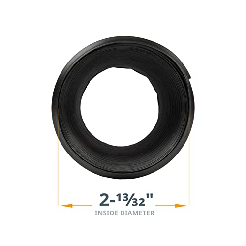 POWERTEC 70198 2-1/2-Inch Flexible Dust Collection Hose 36-Inch Long, black, 2-1/2-Inch