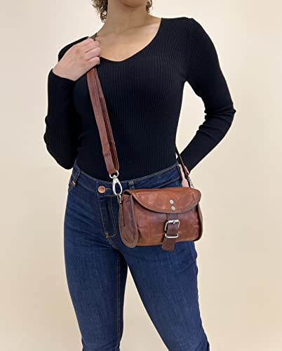 Gusti Saddle bag Handlebar bag Shoulder bag Satchel Bike bags Leather true leather - Rudi A.