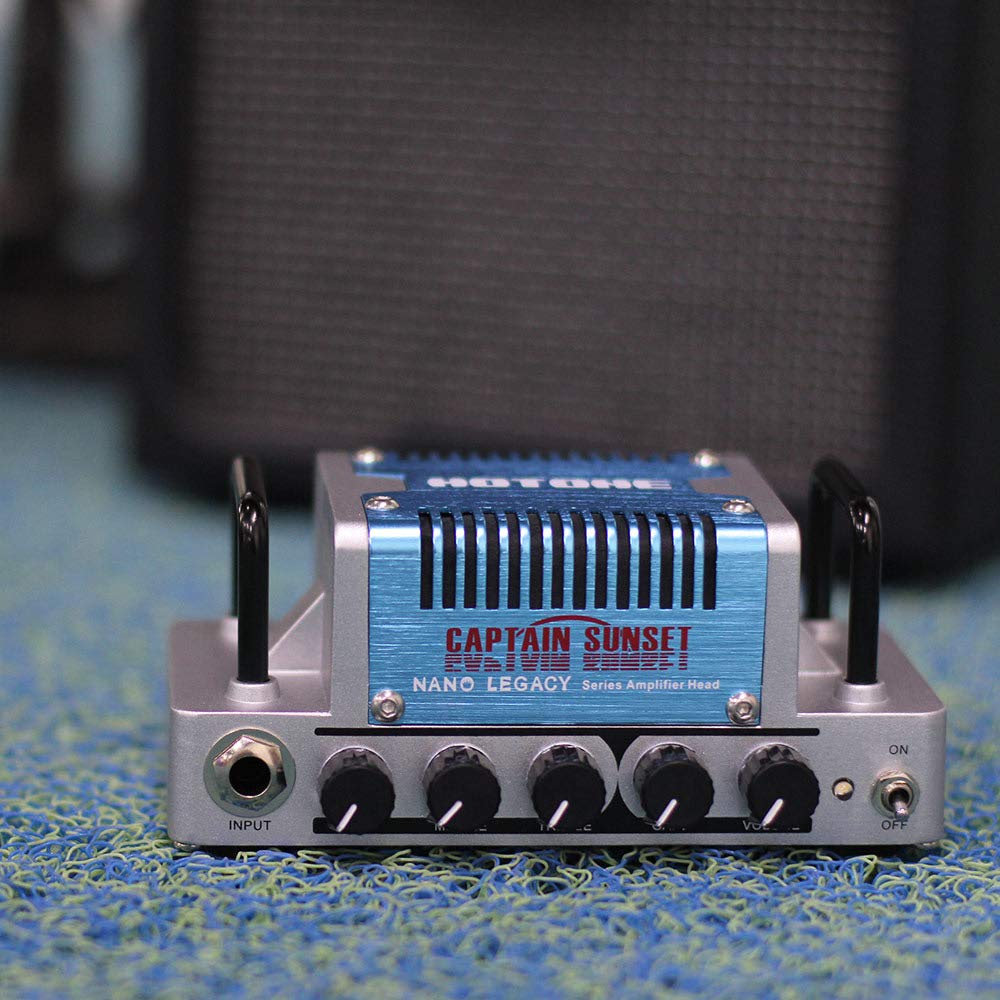 Hotone Captain Sunset High Gain Guitar Amp Head 5 Watts Class AB Amplifier with CAB SIM Phones/Line Output