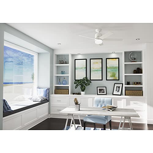 Hunter Fan Company 51197 Stylus Ceiling Fan, 52, Matte White