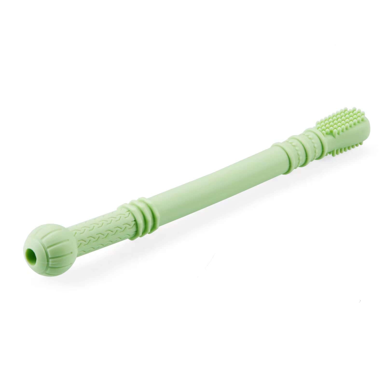 PandaEar Baby Teether Tubes| 6 Pack Soft Silicone Chew Straw Teething Toy for Infant Toddlers, Dishwasher Safe