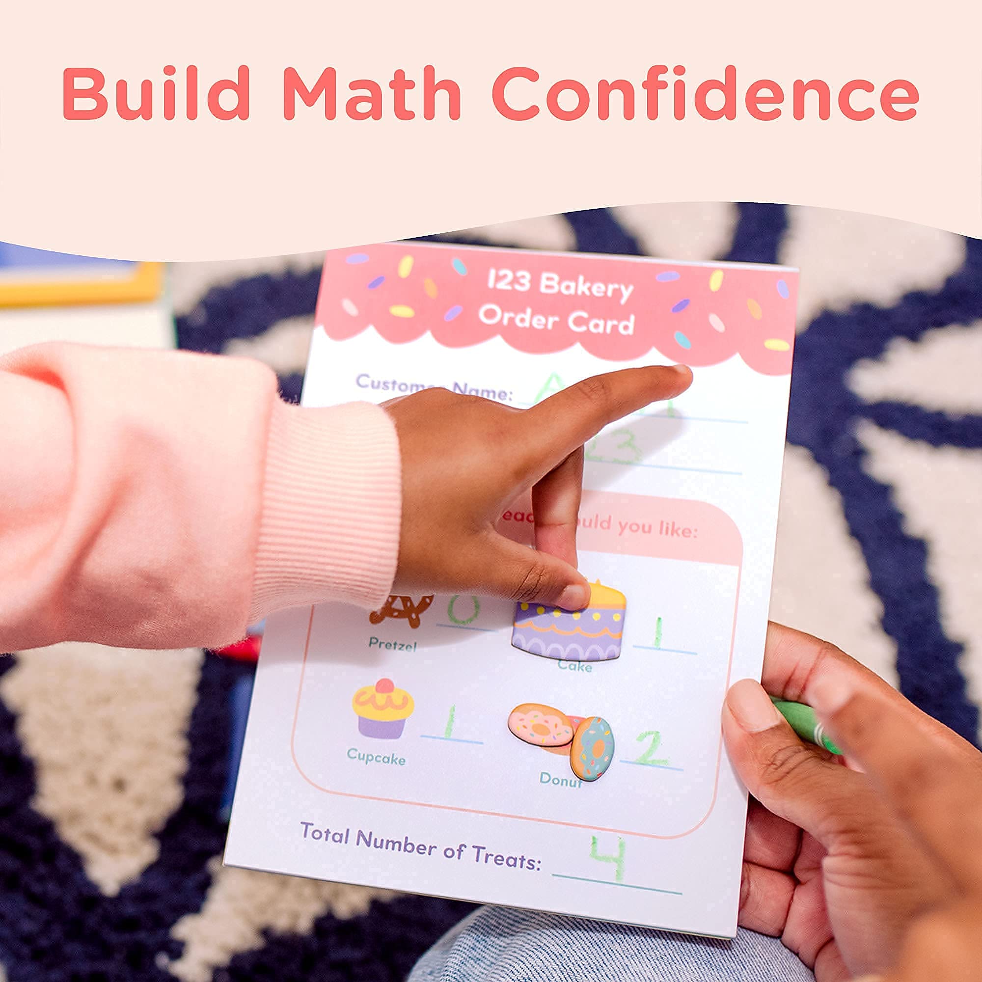 HOMER Explore Numbers Kit - Learn and Play Math with Magnetic Board, Games & Activities, Educational Toys for Counting, Addition & Subtraction, Gift for Children Ages 3-6, Pre-School & Kindergarten