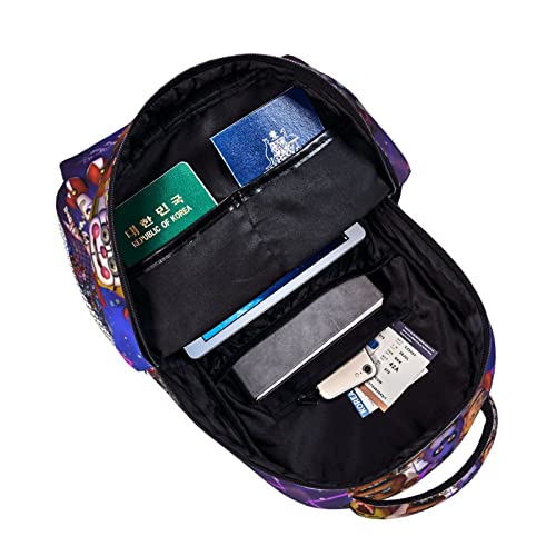 WILADU Leisure Travel Bag Work Backpacks Five Horror Nights Video At Game Freddy'S Backpack Durable Shoulder Backpack Fashion Laptop Backpack Classical Basic Business Daypack