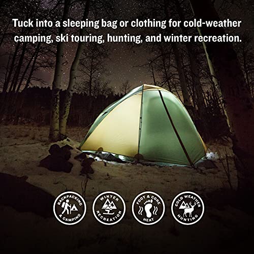 Ignik 24-Hour Compostable XL Body and Sleeping Bag Warmers with Resealable AirBarrier Pouch, 4 Pairs